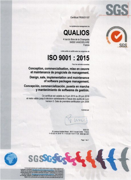Iso 9001 version 2015 - Actualités - Plus - qualios